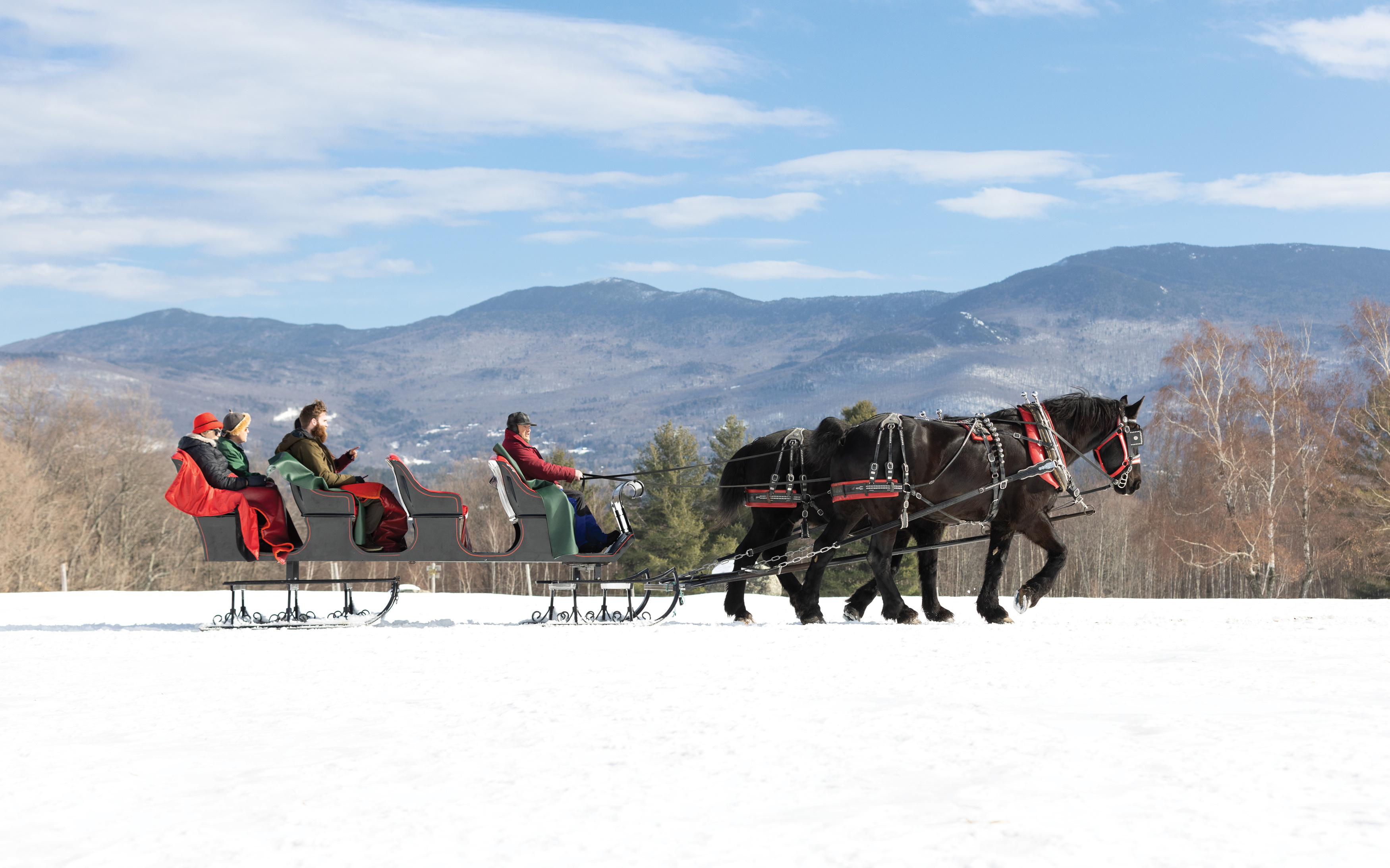 Sleigh & Carriage Rides at Trapp Family Lodge in Stowe, VT